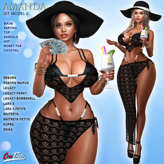 Second Life Marketplace - [ConTrato] Amanda Set Model 3